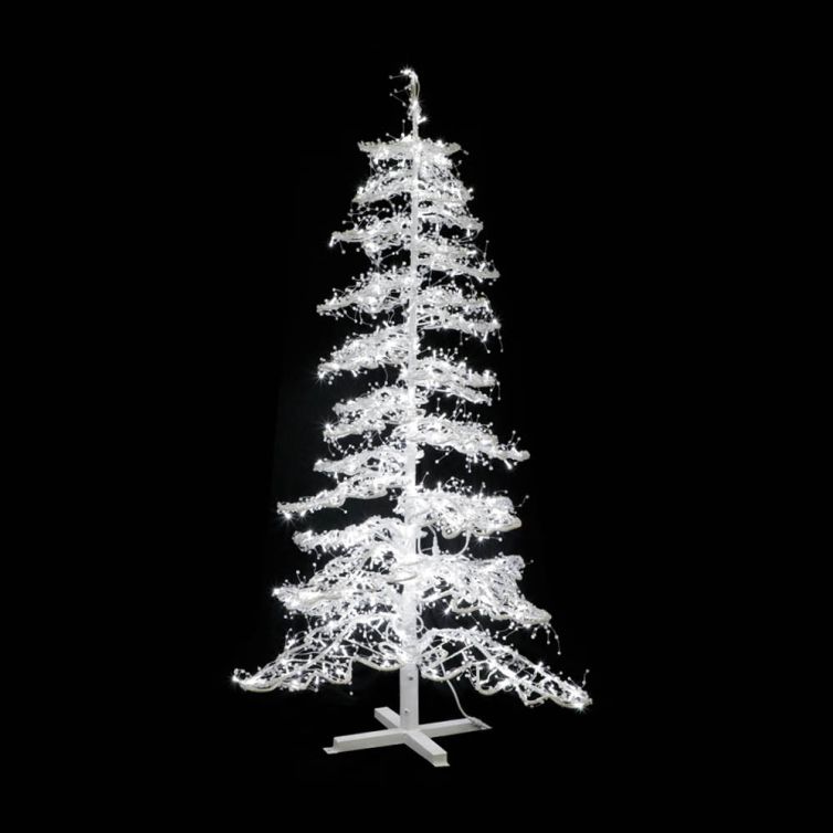White christmas tree outdoor store